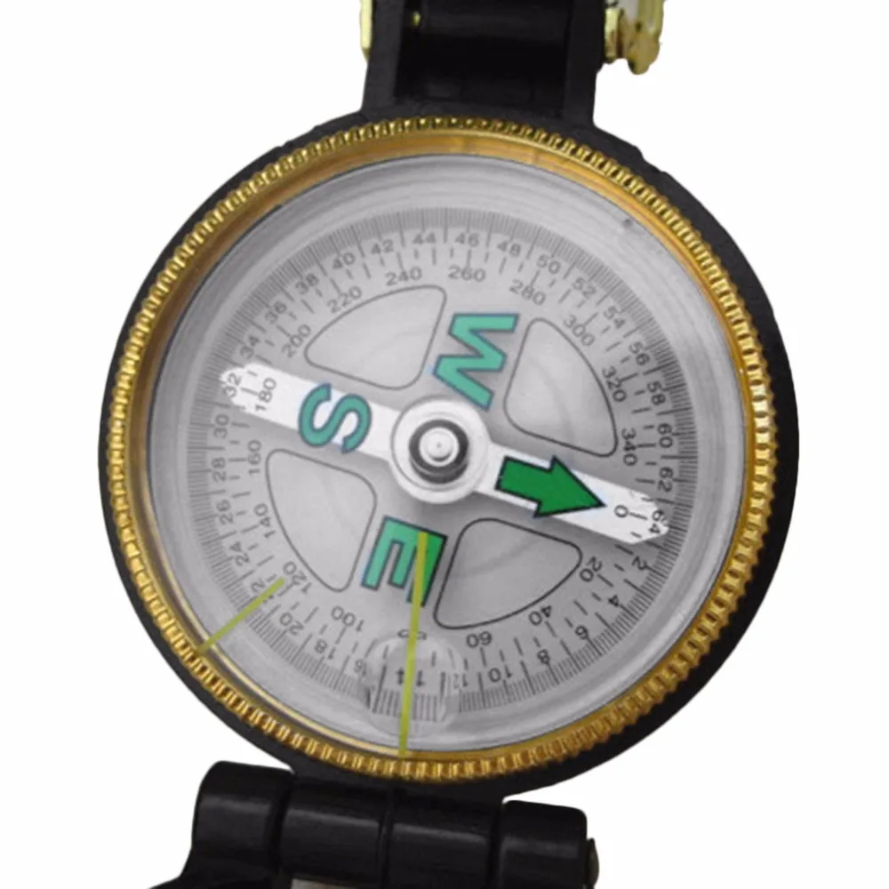Hw2016 New Arrival Mini Black Pocket Outdoor Hiking Camp Compass