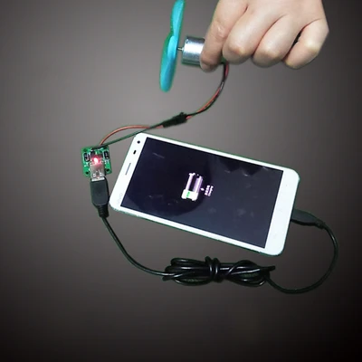 Mini Wind Turbine Generator Charger DC 5V USB Output For Cellphone ...
