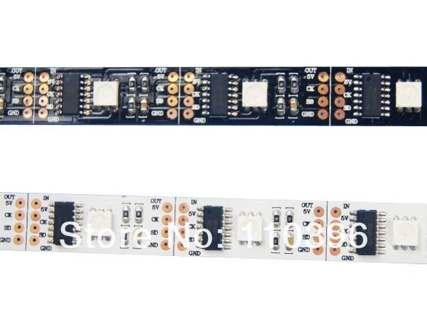 5v addressable 5m 32 pcs smd 5050 rgb digital ws2801 led strip ...
