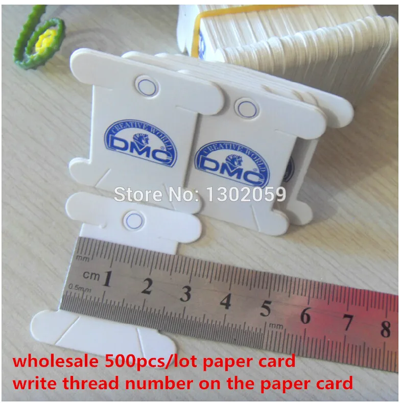 Available White Paper Card Cross Stitch Embroidery Threading Board ...