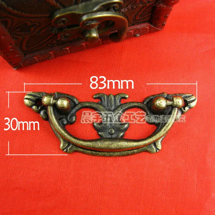 B064-drawer-Cabinet-handle-Imitation-bronze-lace-hollow-wooden-their ...