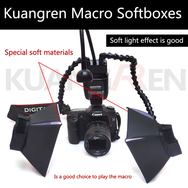 Professional Folding Macro Lights Softboxes Kuangren Macro Professional ...