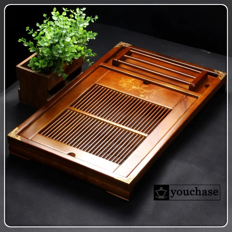 54cm*34cm*6cm Chinese BURMA Solid Wooden Tea Tray House Hold Tea Board ...