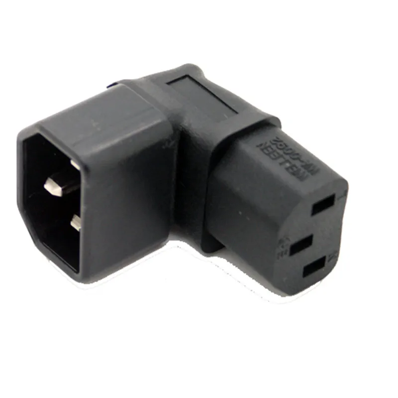 Right Angled Iec Adapter Up Angled Iec 320 C14 To C13 Adapter For Lcd ...