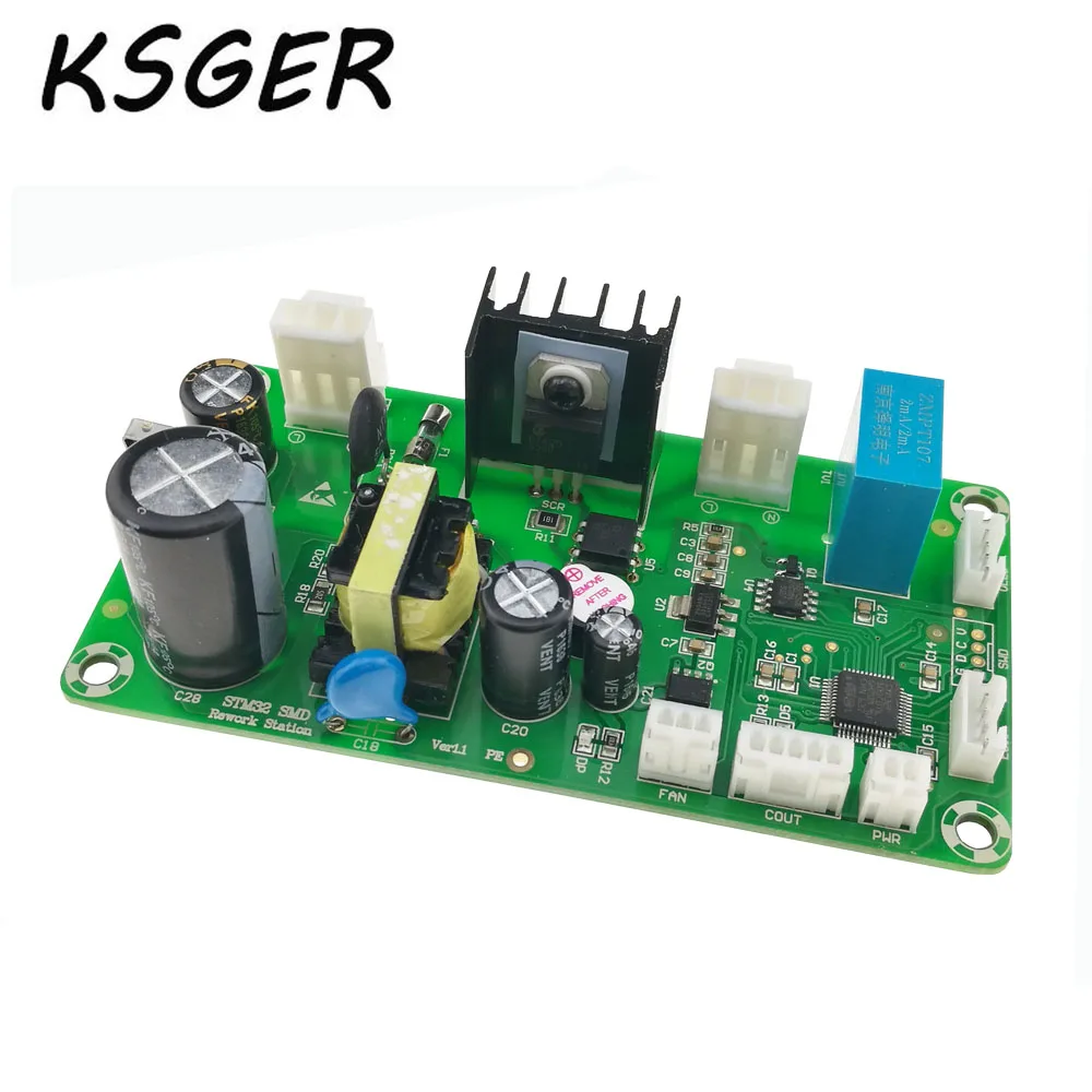 KSGER OLED Hot Air Controller 1.3 Size Screen Diy Set For Rewrok ...