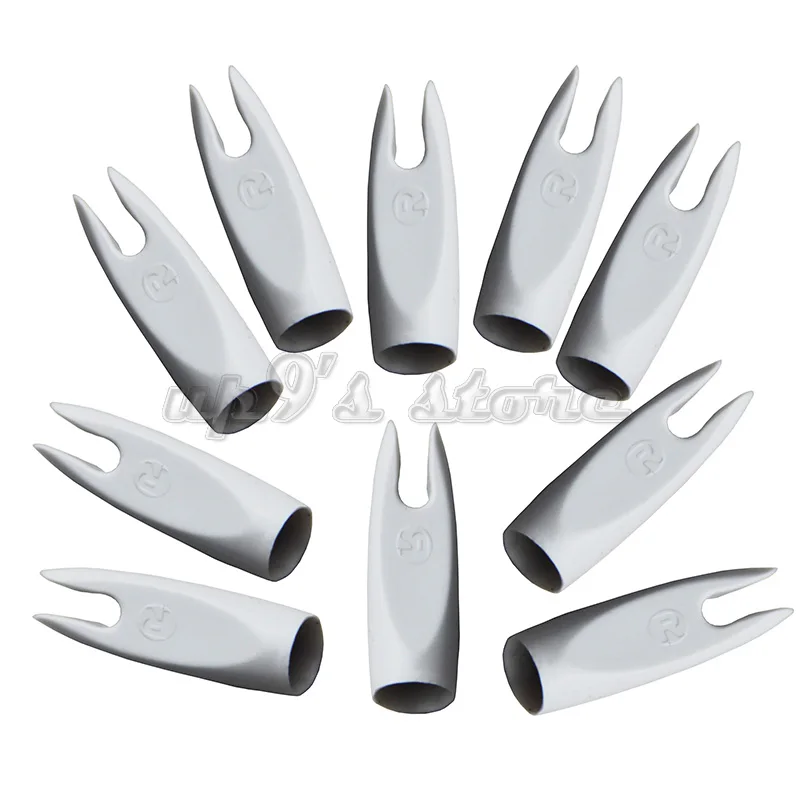 50 pcs White ID 6mm Arrow Nock for Archery Hunting and Shooting|arrow ...