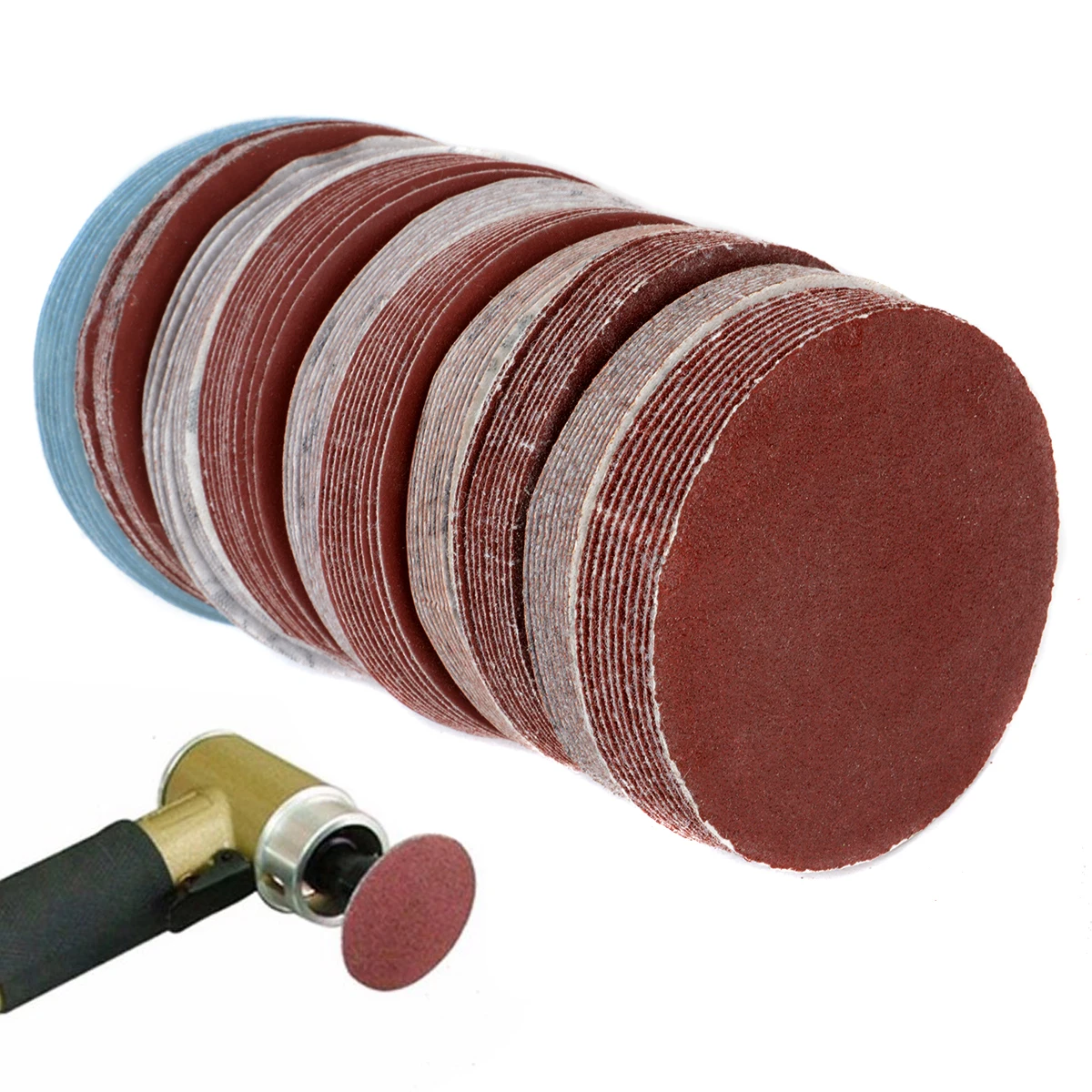 100pcs Round Sandpaper 75mm 3 Sanding Discs Grinding Pads Sheets For 100pcs-round-sandpaper-75mm-3-sanding-discs-grinding-pads-sheets-for
