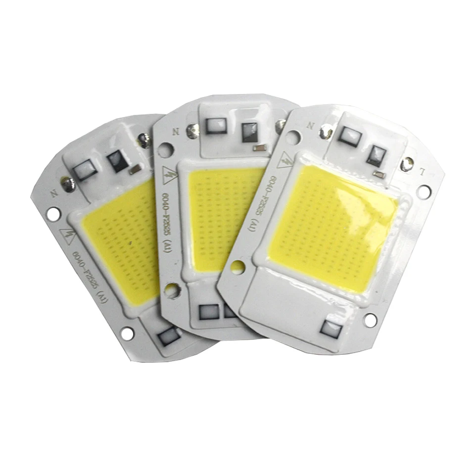 4pcs/lot LED Floodlight Chip 50W 20W 30W LED Chip for Flood Light 220V ...