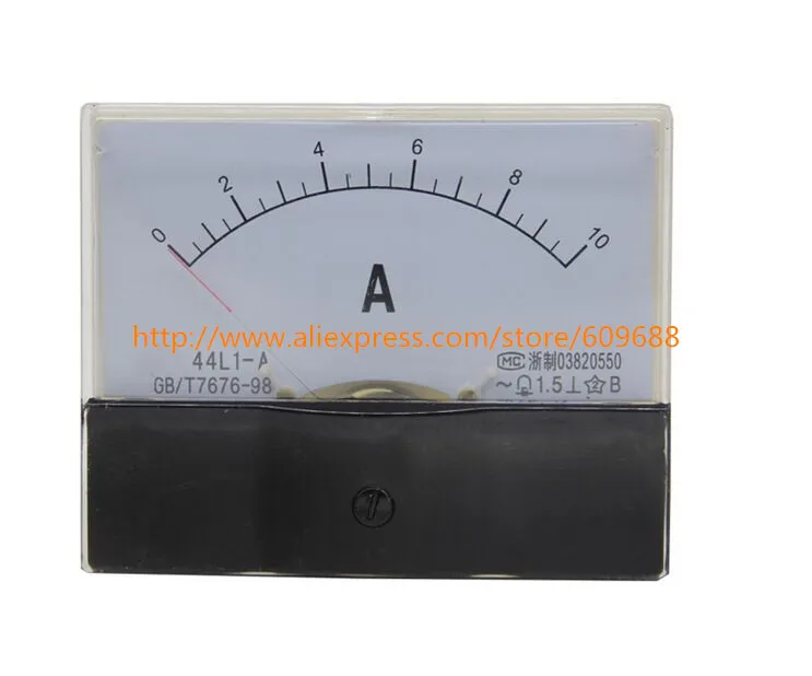 AC Current Meter 44L1 A 1A 3A 3A 5A 10A 20A 30A 50A 100A Panel Meter ...