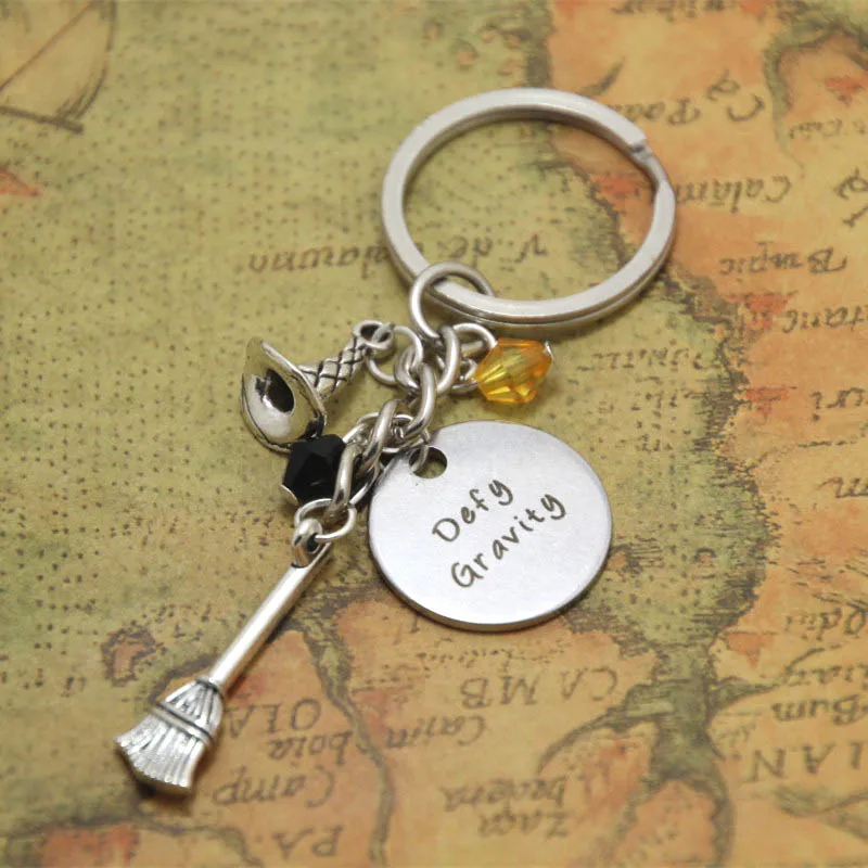 12pcs-Wicked-the-Musical-inspired-keyring-defy-gravity-Elphaba-Glinda ...