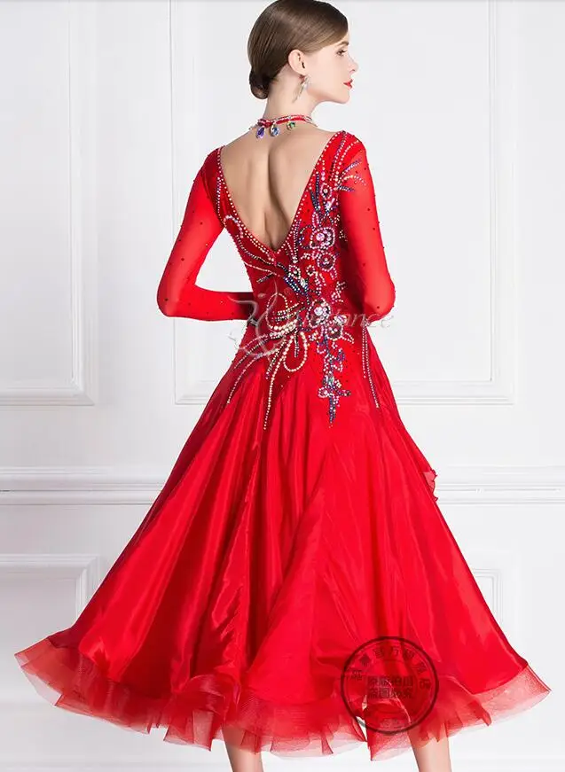 Бальное платье женские бальные платья танцевальное настраиваемое ...