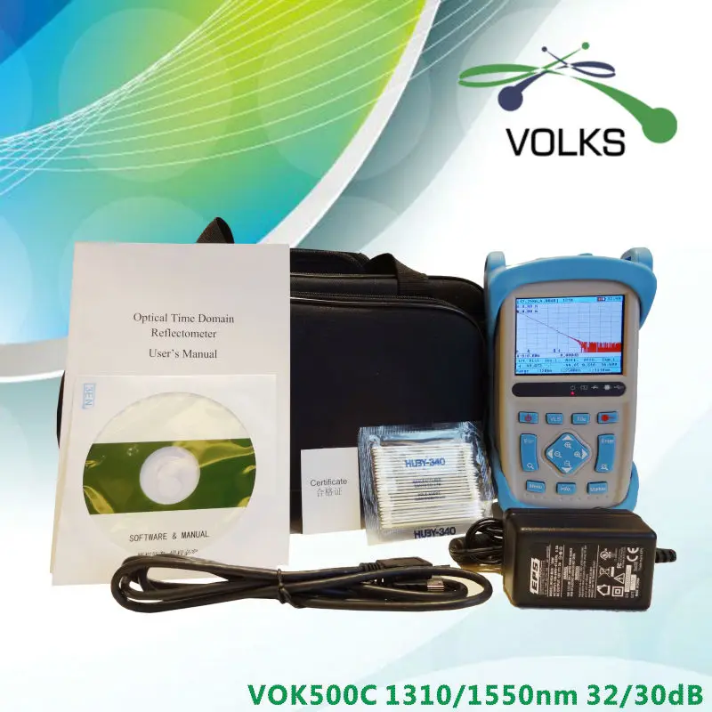 Optical Fiber Test Instrument Otdr Vok500c 160km 32/30db Free Shipping ...