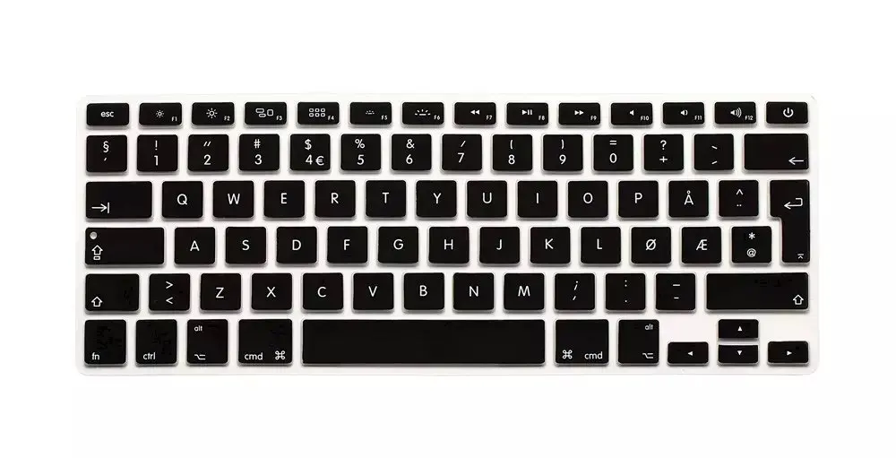 Norwegian Silicone Euro EU Keyboard Silicone keyboard cover for Apple ...