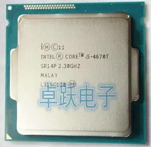 원래 I5 4670T I5 4670T CPU 프로세서 LGA 1150 쿼드 코어 45W 2.3GHz 22nm 산성 조각 ...