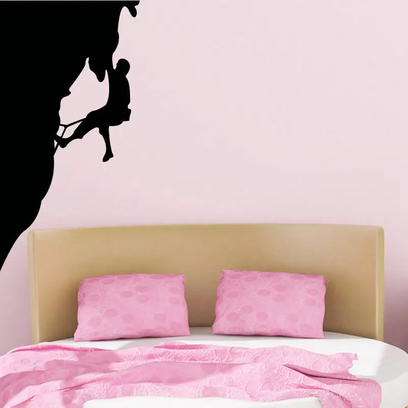 DCTAL Climbing Sticker Climbers Decal Extreme Sports Posters Vinyl Wall ...