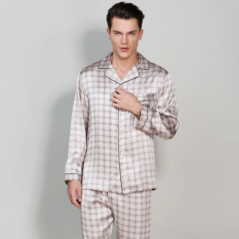 men's silk pajama sets2019 Plus Size Pajamas Man Silk Pajamas Sets Full ...