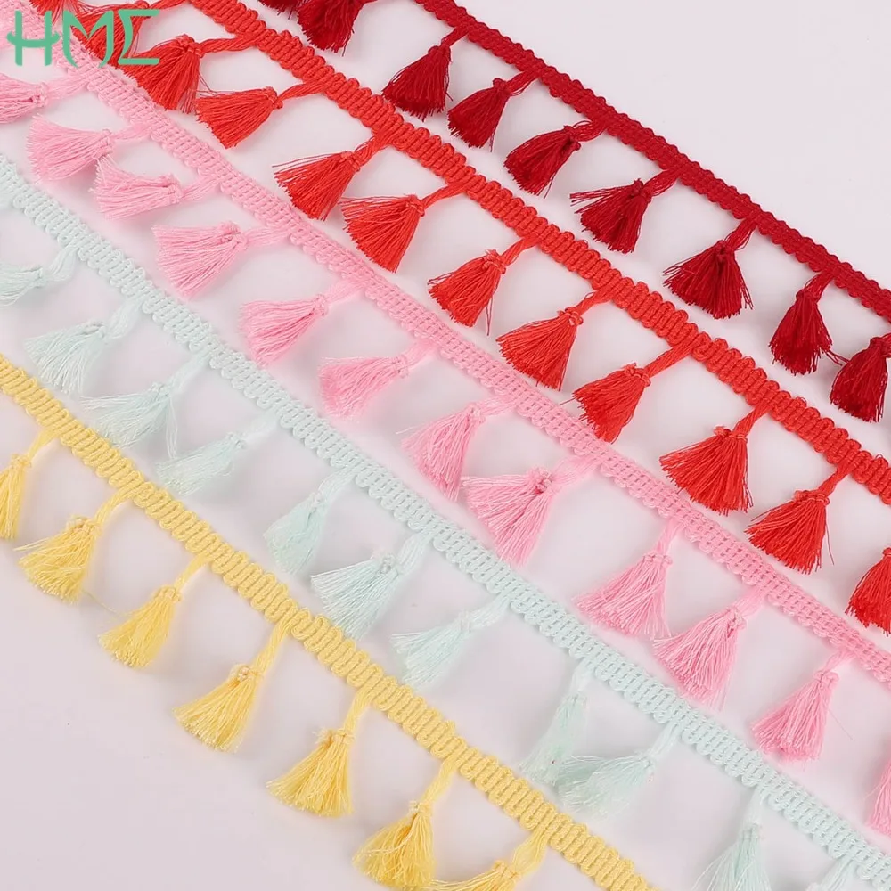 5 Yards Lot Tassel Lace Ribbon Fringe Drop Lace Trims Ribbons For Diy