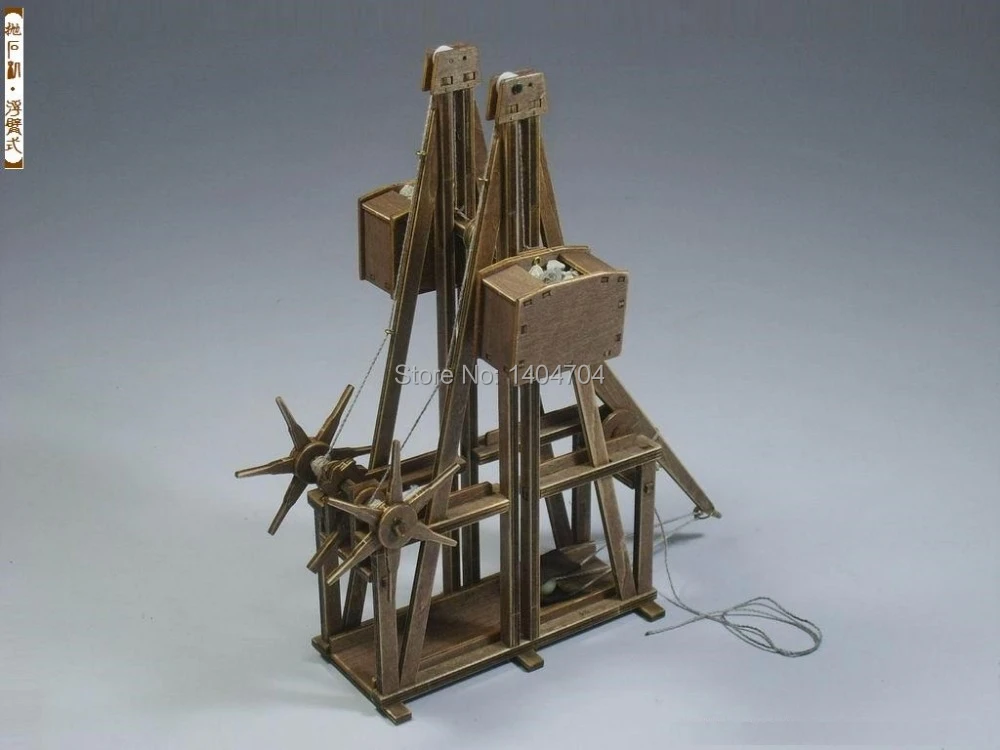 Free Shipping The Ancient Chariots Model Kits Mangonel Trebuchet ...
