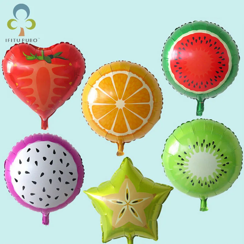 6 pçs/set Fruta Pitaya Birthday Party Balloon Decoração Balão/Laranja ...