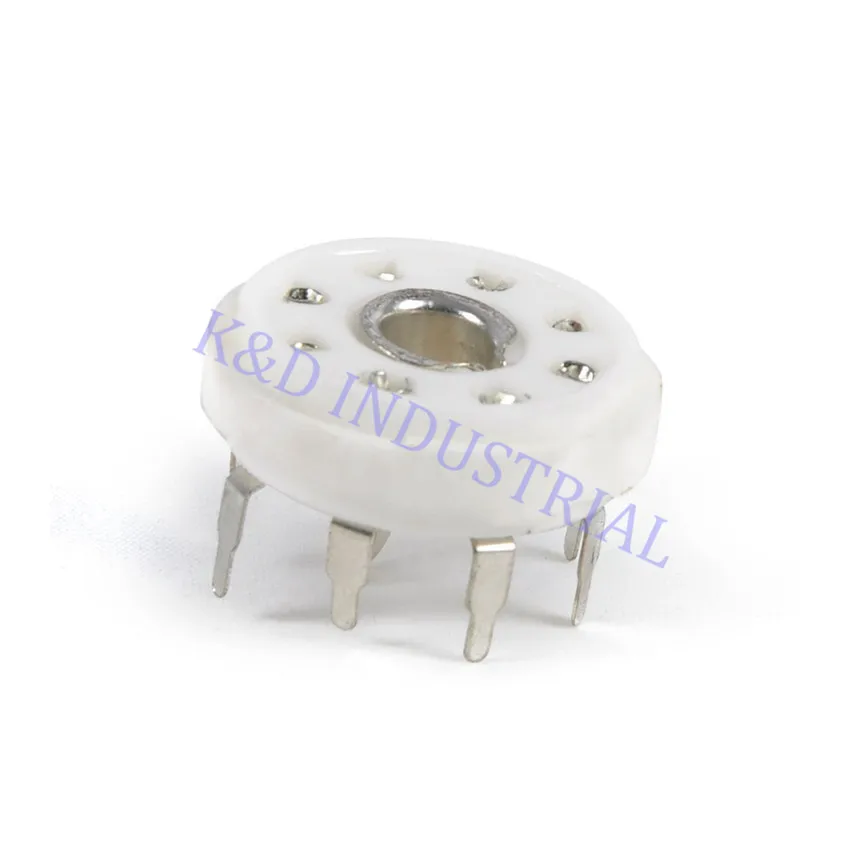 10pcs 8pin Valve Octal Ceramic Loctal Tube Socket 5b254 1la6 B8g Base ...