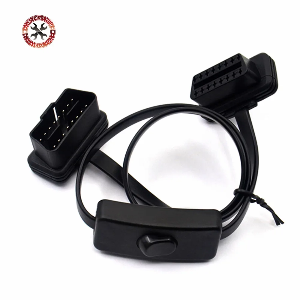 New Arrival OBD 2 Splitter Extension 1 to 2 with Switch Y Cable Male ...