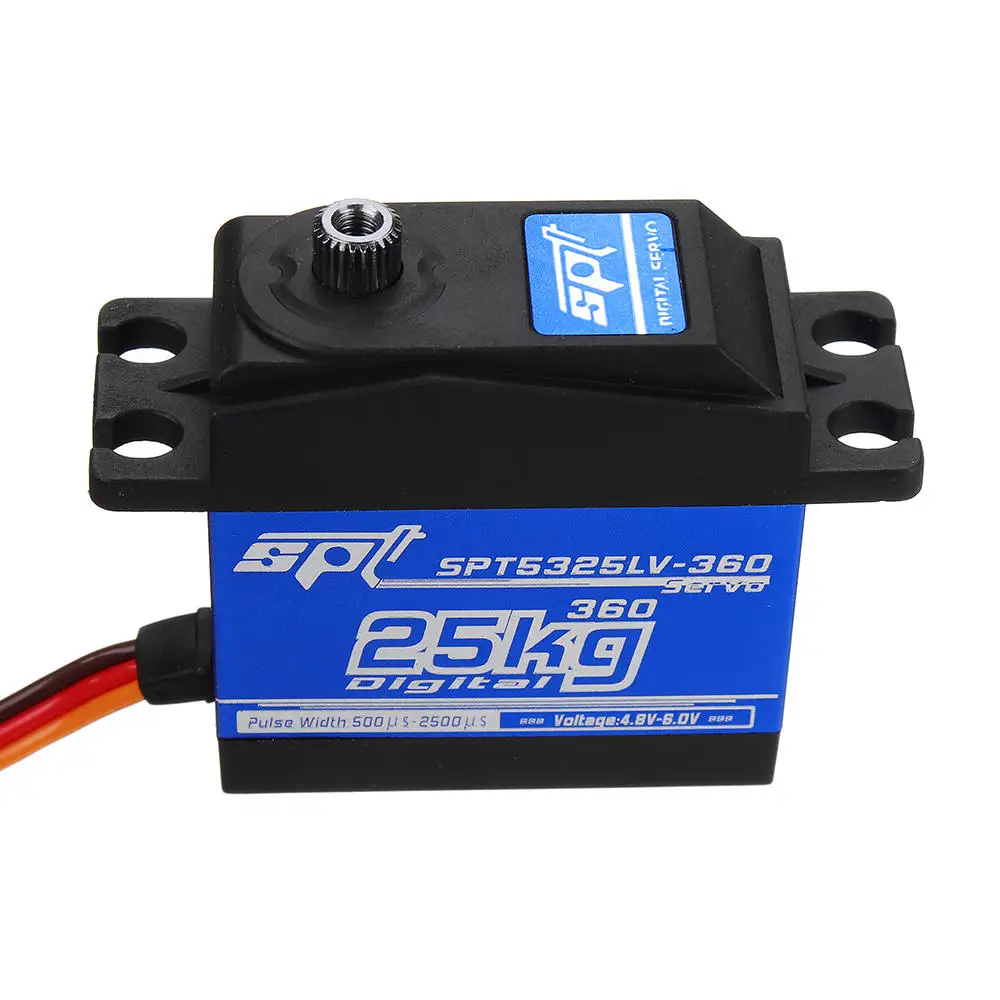 SPT Servo SPT5325LV 360 25KG Digital Servo 360 Large Torque Dual ...
