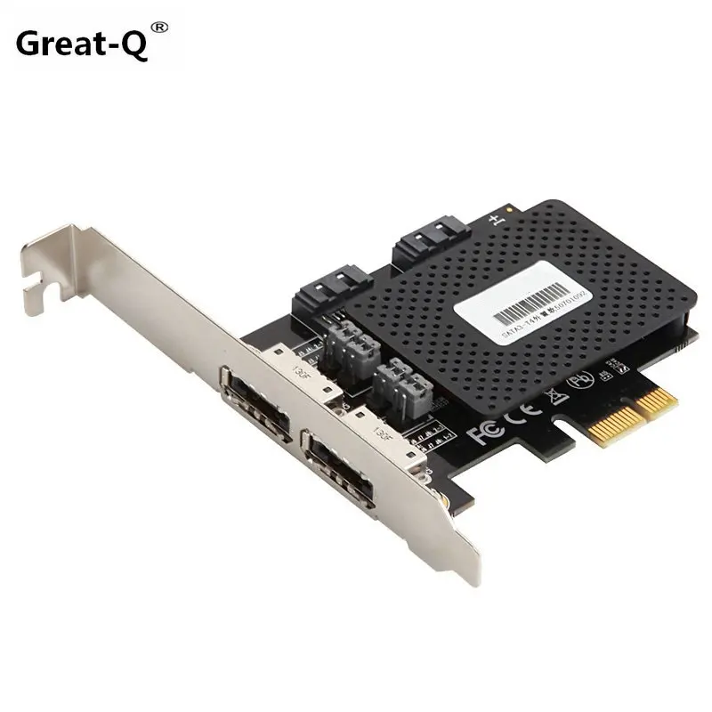 Great Q Pcie Pci Express 2 Port Sata 30 And 2 Port Esata Converter