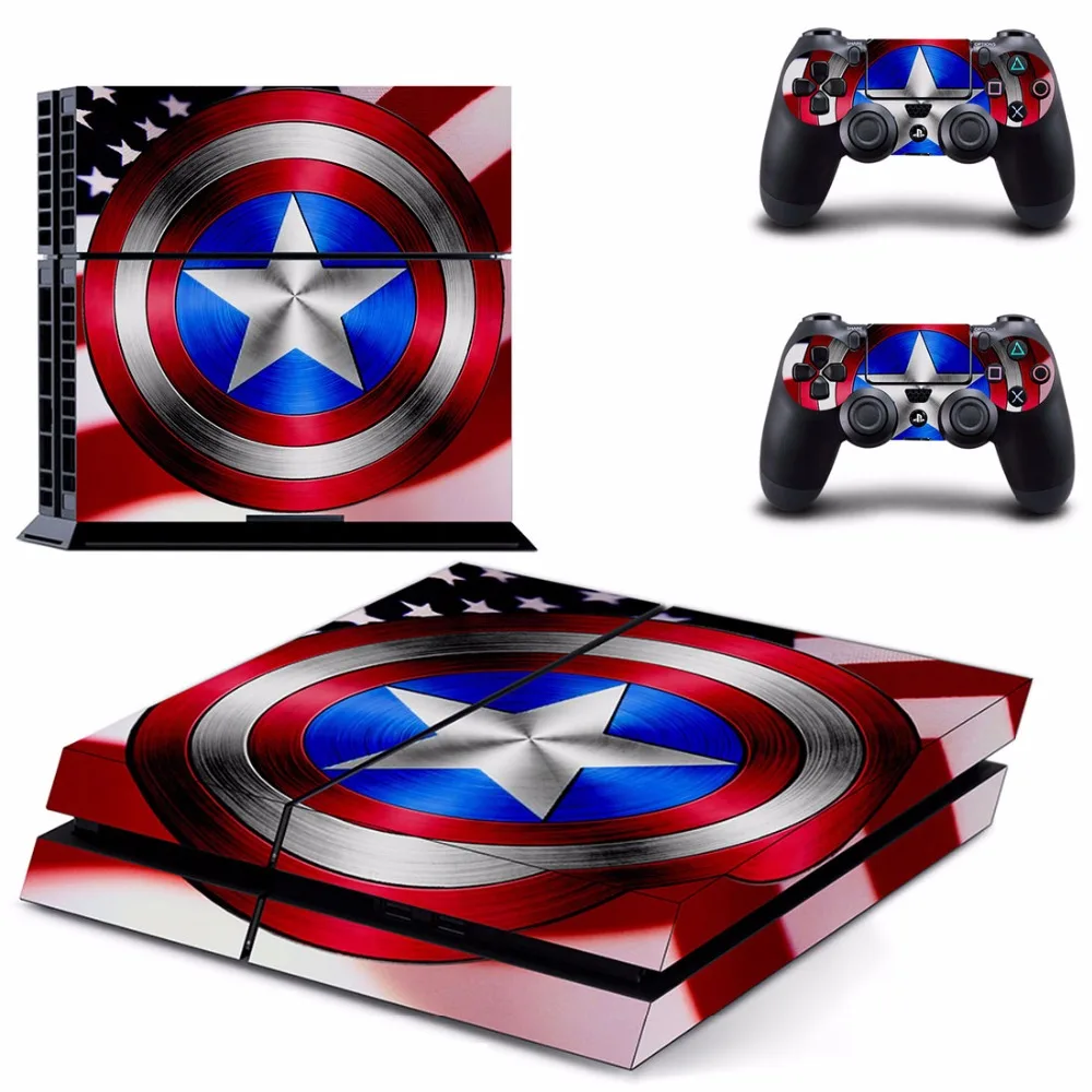 Avengers Iron Man Hulk Skin Sticker for PS4 Console - ConsoleSkins.co