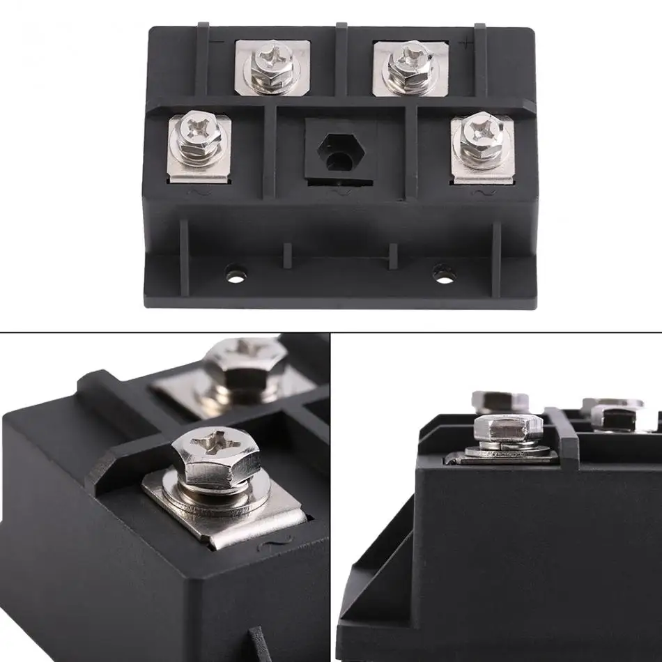 Interfaces 1pc 200a 1600v High Power Single Phase Diode Rectifier Bridge Module 4 Terminals 1600