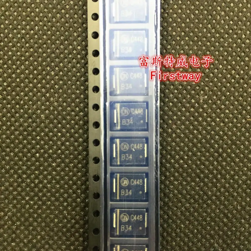 Smd ダイオード MBRS340T3G B34 3A/40 v smc DO 214AB|diode|diode smddiode 3a ...