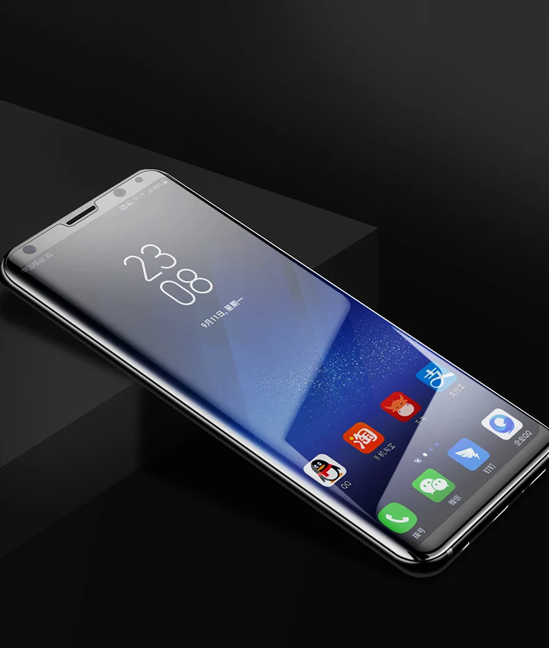 Нано жидкий протектор экрана для samsung Galaxy Note 10 закаленное стекло полное УФ стекло для ...