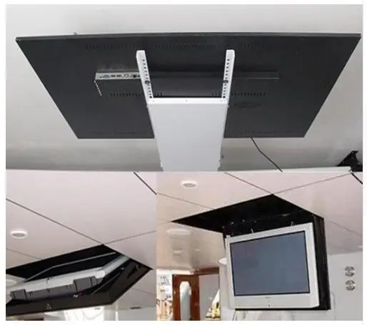 Electric Motorized Ceiling Hidden Tv Mount Brackets Automatic Flip Down ...
