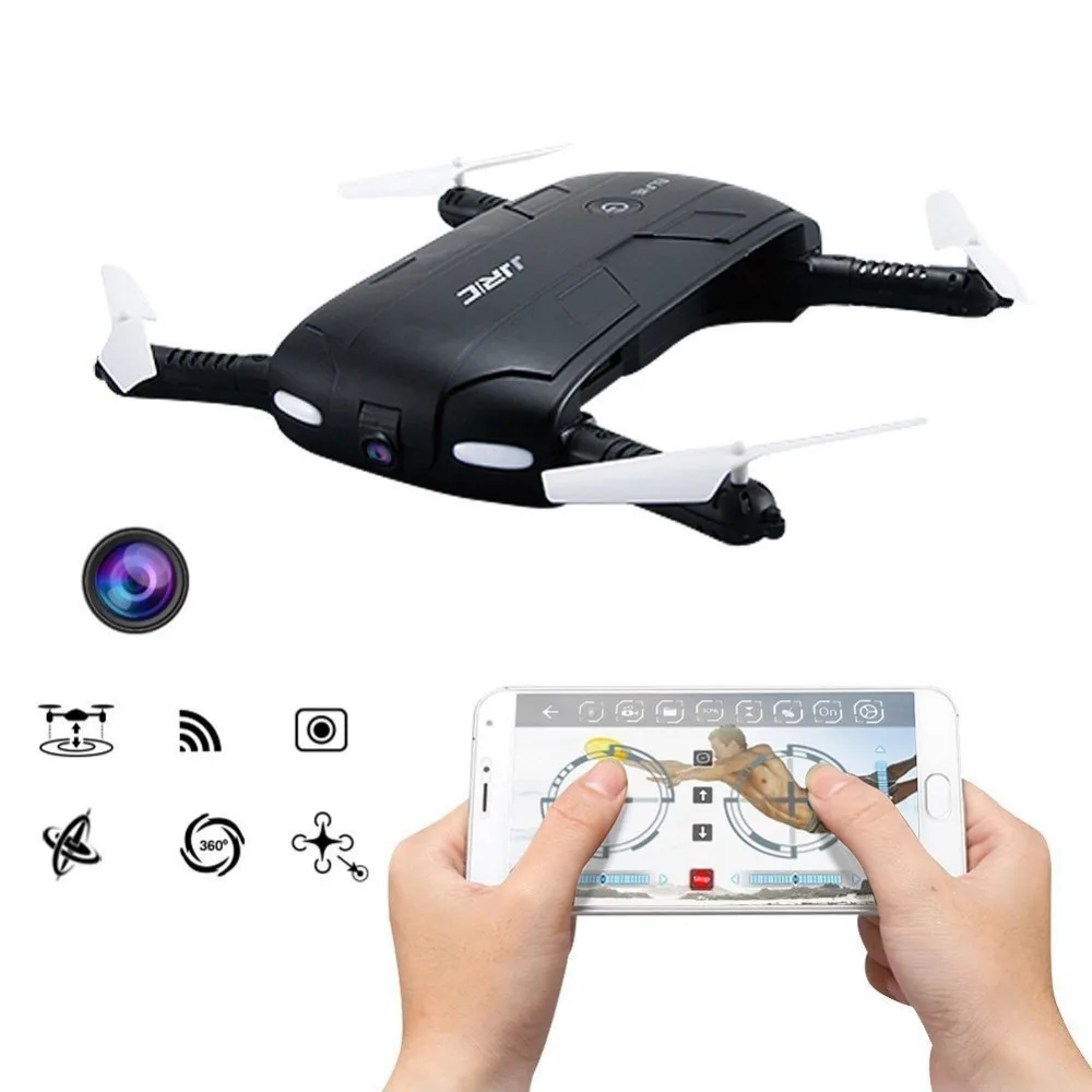 WIFI Mini FPV Drone with Camera Foldable G sensor 4CH 6Axis Headless ...