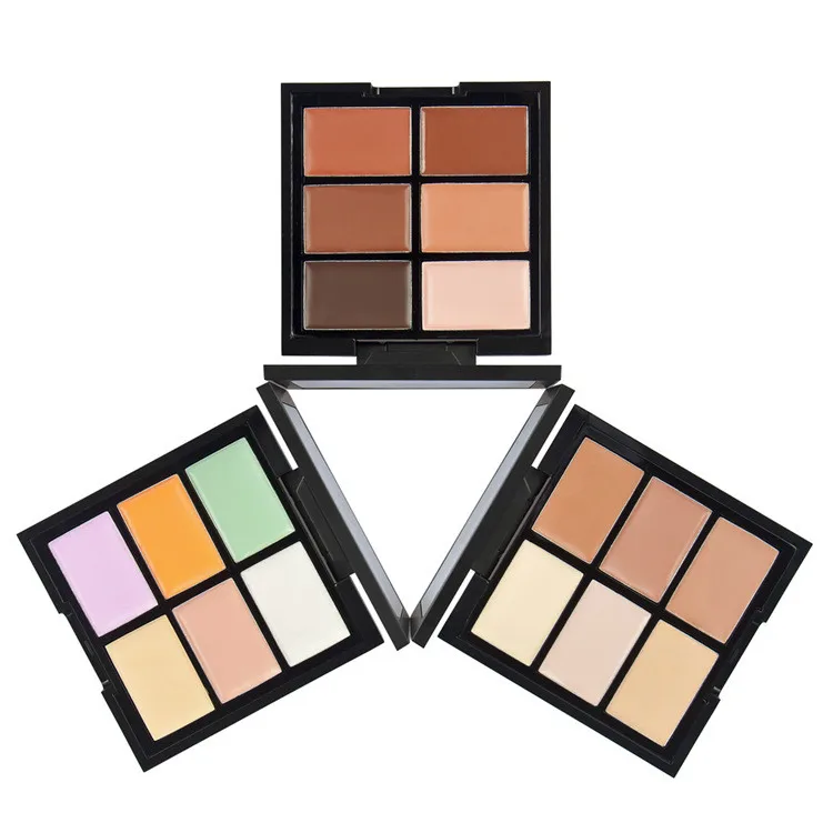 New Concealer Palette Makeup 6 Colors Cream Base Palettes Matte ...