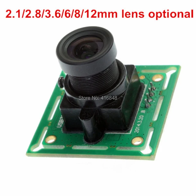 2.8mm lens 640X480 VGA usb camera module 32*32mm mini PCB board MJPEG ...