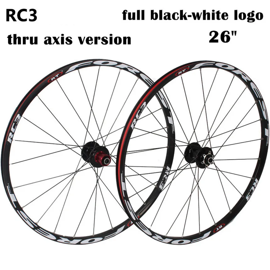 RC3MTB Mountain bike bicycle thru axis shaft wheels wheel set ...