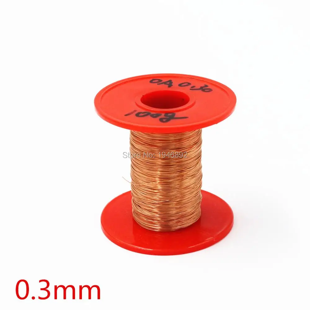 New Arrivals 0.3mm 100g/pcs QA 1 155 Copper Wire/Red Enameled copper ...