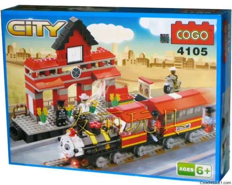 Assembling building blocks / COGO/4105 (Thomas)-in Blocks from Toys ...