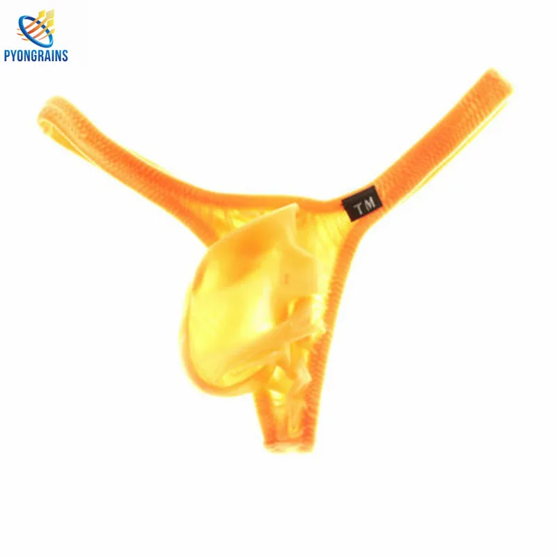 Bikini 2017 Sexy Lingerie Men Thong Gay Underwear Sheer Mens Thongs Super Thin Ice Silk Seamless