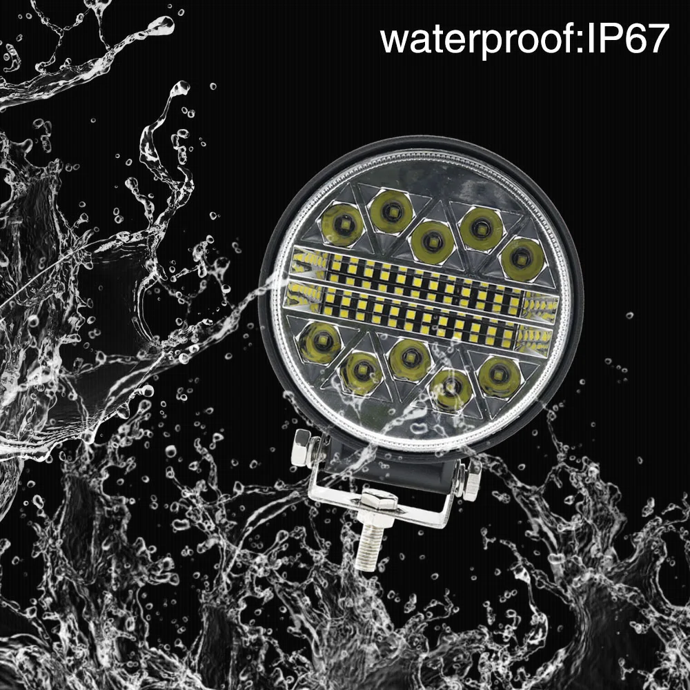 New 4 Inch Offroad LED Light Bar Flood Spot Combo Beam Spotlight 12V ...