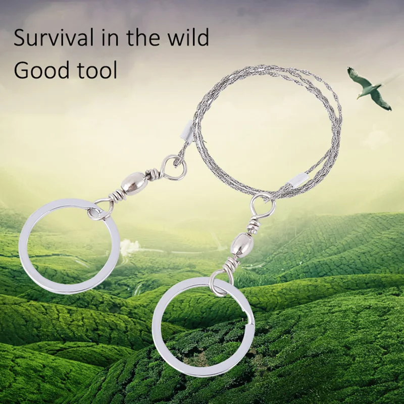 Rope Saw Portable Gear Pocket Outdoor String Wire Saw Carbon Ring ...