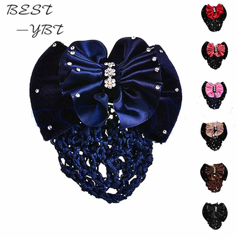 Pasador con lazo de mujer, pasador con diamantes de imitación, cubierta ...