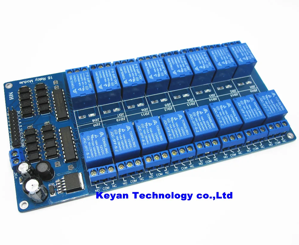 12V-16-Channel-Relay-Module-Interface-Board-For-PIC-ARM-DSP-PLC-With ...