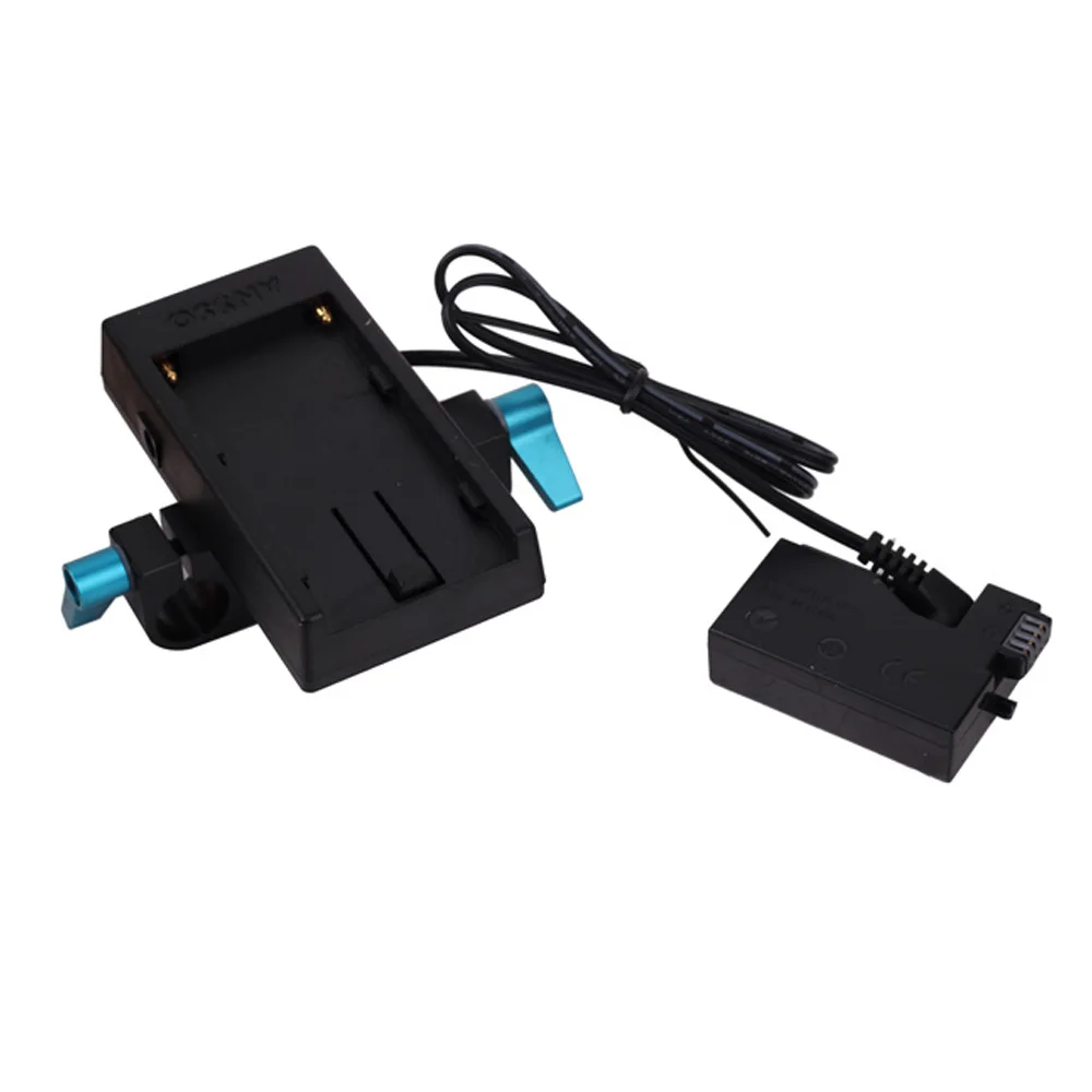Ansso Dc Battery Power Adapter Mount Plate With 15mm Rod Clamp For Sony ...