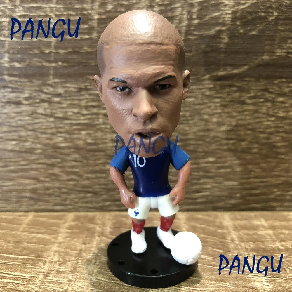 Soccer dolls football stars Mbappe #10 2018 Movable joints resin model ...