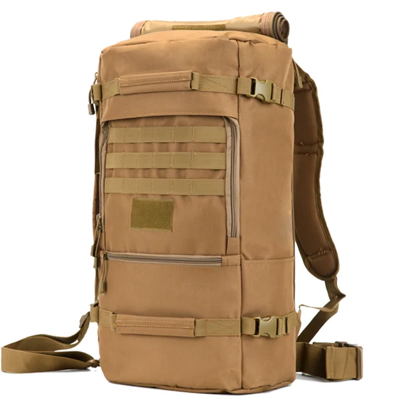 50L Large Capacity Backpack Outdoor Hiking Backpacks Waterproof Nylon ...