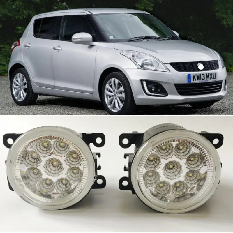 Car Styling LED Fog Light Lamp For Suzuki Swift 2010 2015 2016 2017 ...