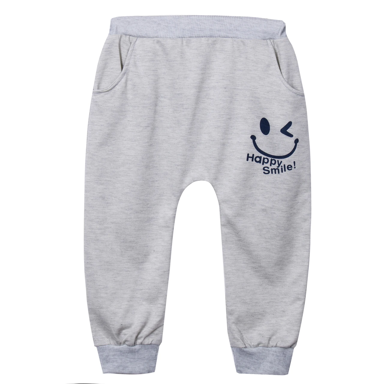Kids Boys Girls Unisex Smiling Clothes Cotton Printed Harem Pants ...