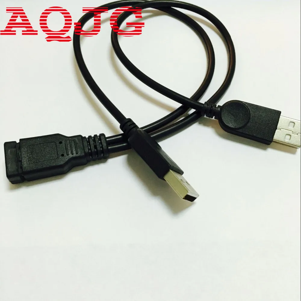 1PC USB 2.0 A 1 Female to 2 Dual USB Male Data Hub Power Adapter Y ...
