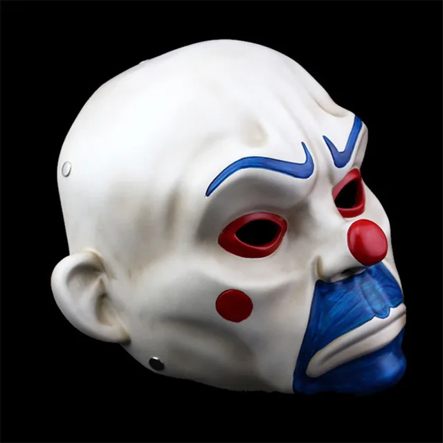 Halloween Resin Joker Dark Knight Prop Cosplay Robber Mask - AllCosplay.com